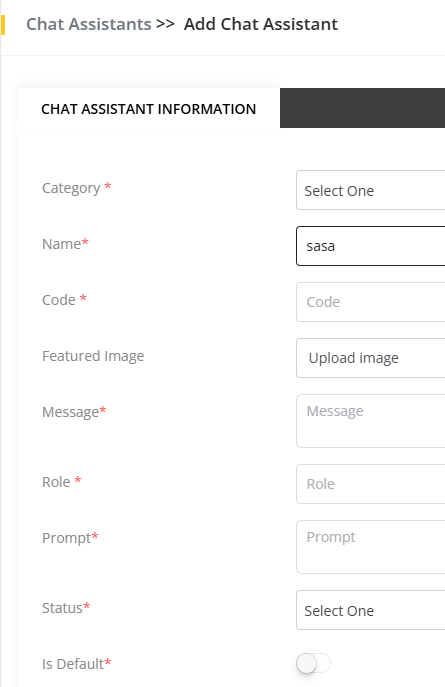 Chat Assistants - Artifism